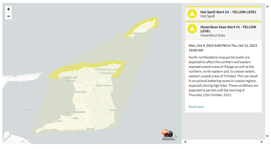Hazardous Seas Alert In Effect For T&T From 4 PM Monday - Trinidad and ...