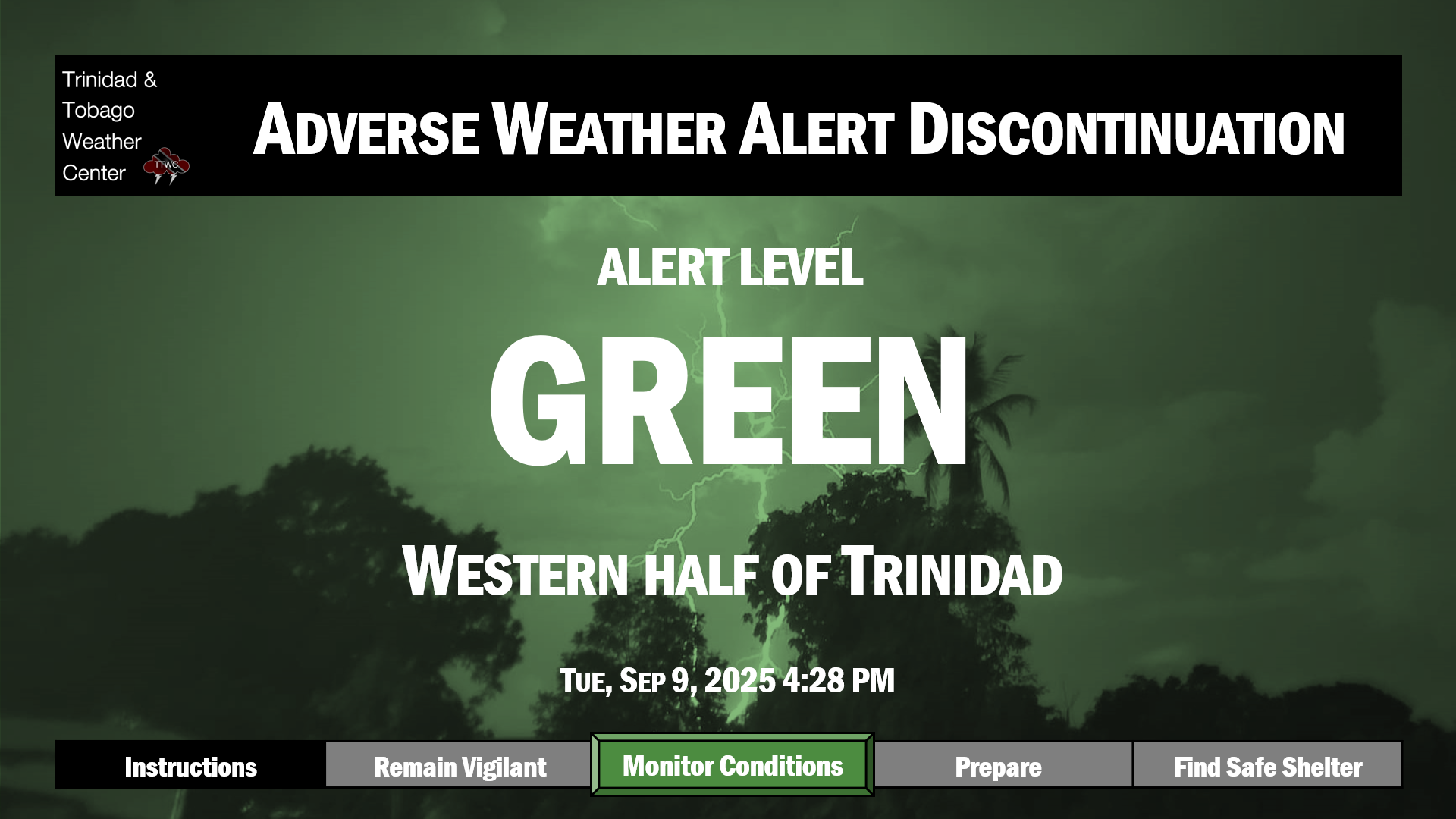 Adverse Weather Alert Discontinued As Impactful Weather Risk Decreases ...