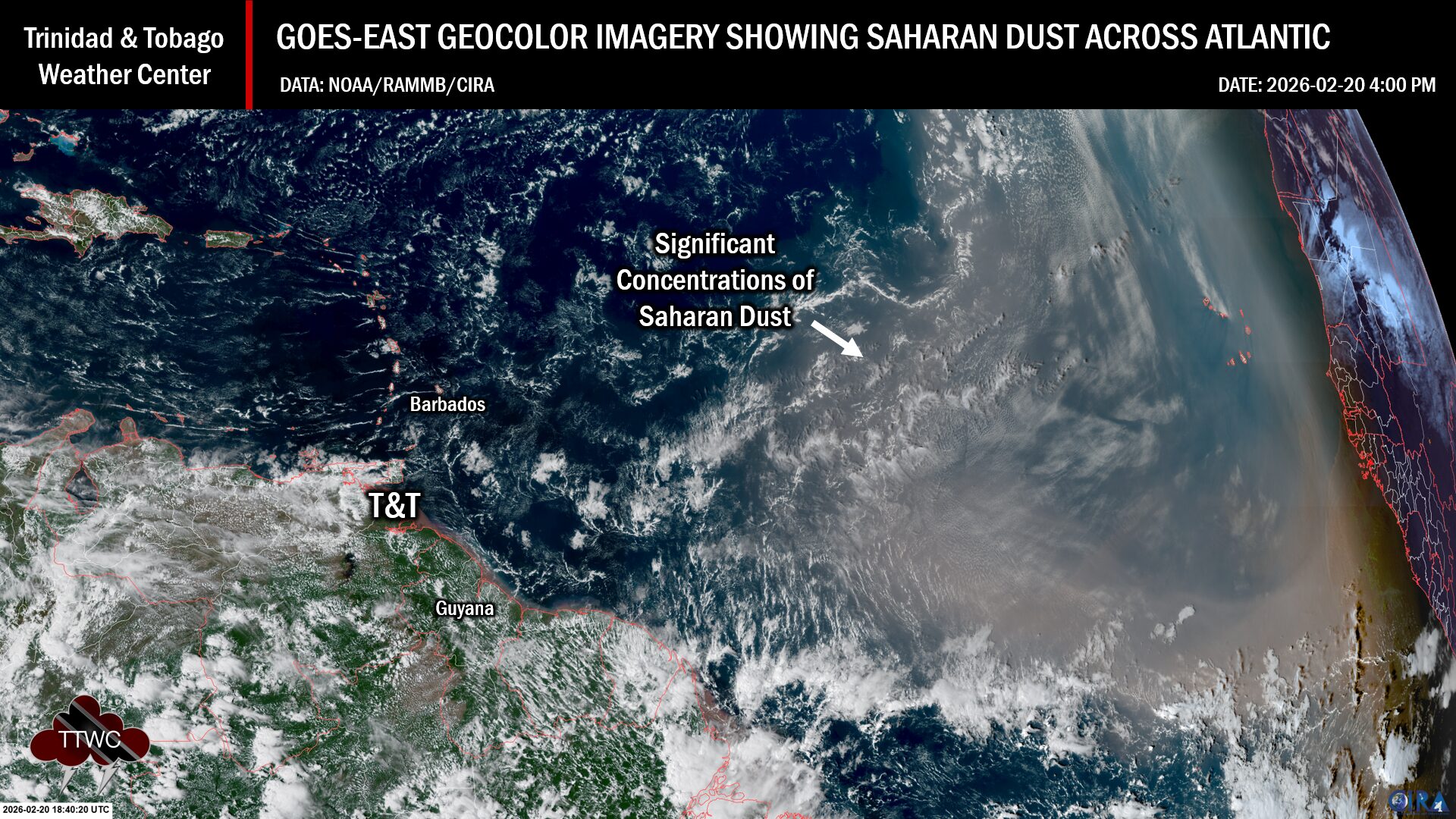 2026's First Major Saharan Dust Surge To Arrive This Weekend - Trinidad ...